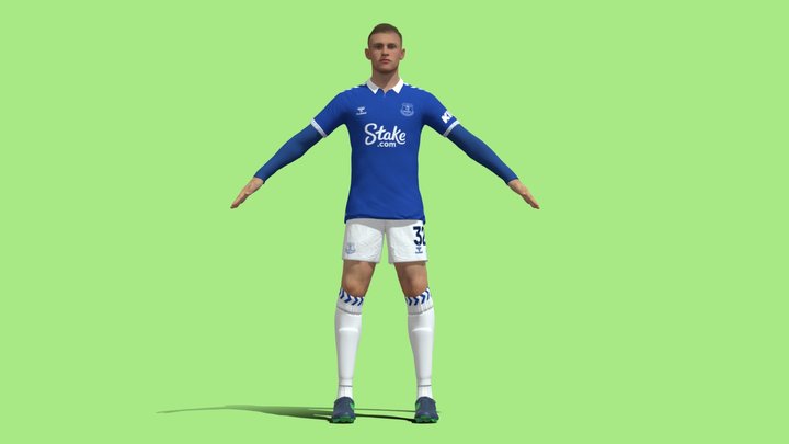 Footballer 3D models - Sketchfab