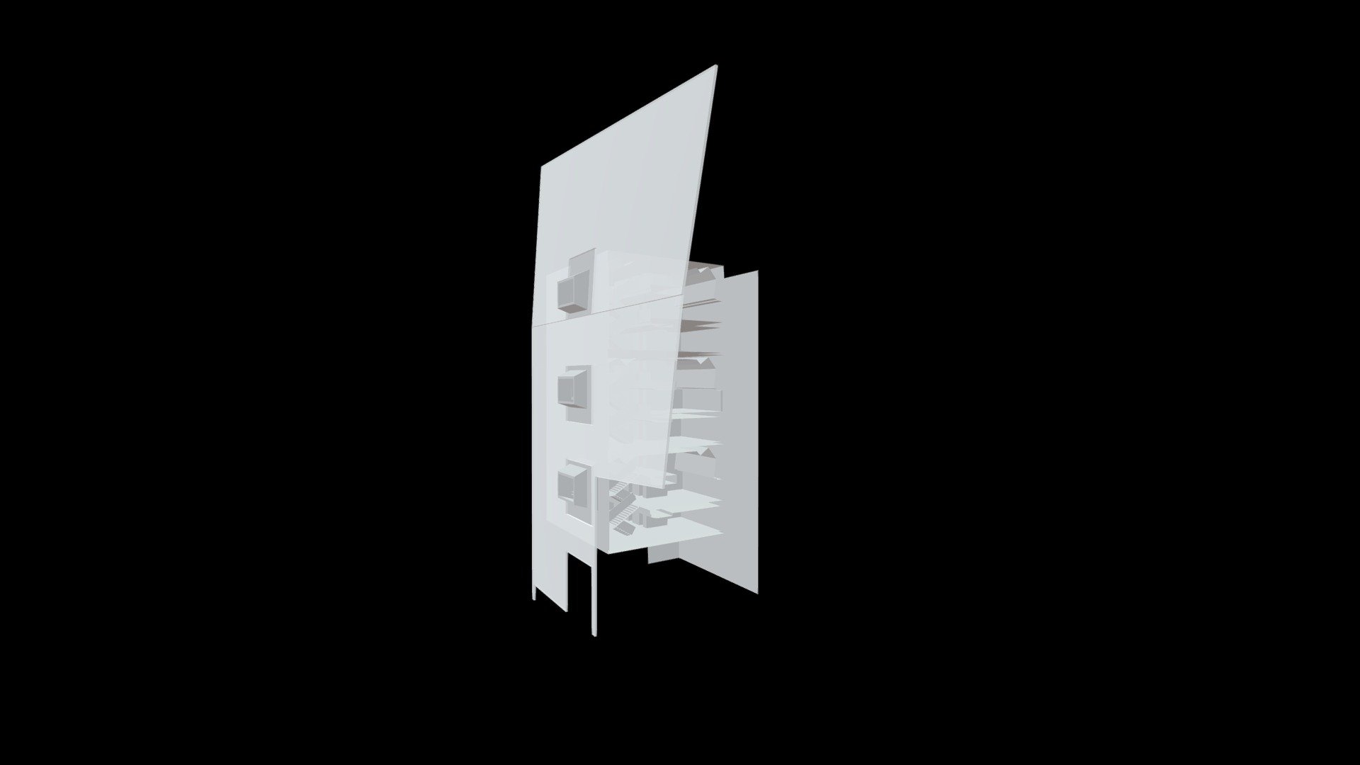 San Francisco Federal Building by Morphosis - 3D model by sergedelire ...