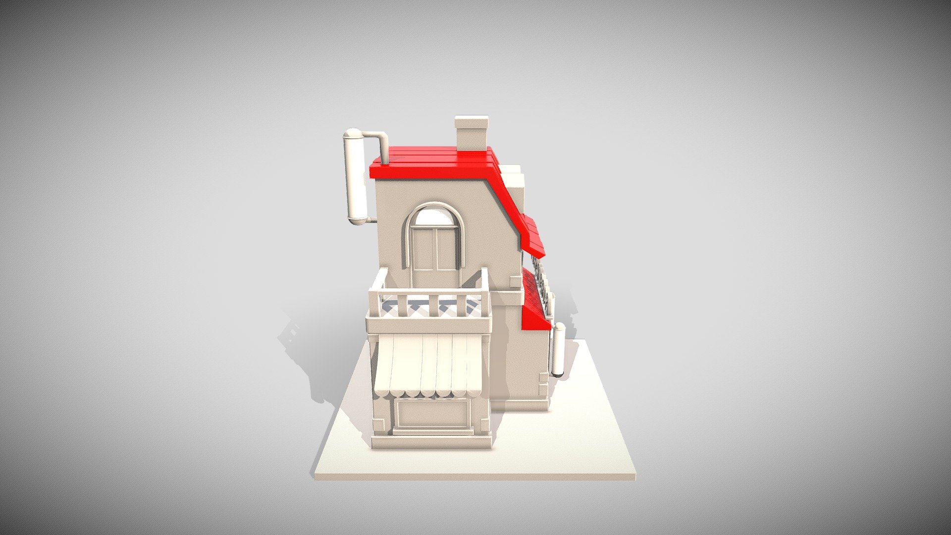 Barber - 3D model by s3ij4s [84e3a47] - Sketchfab