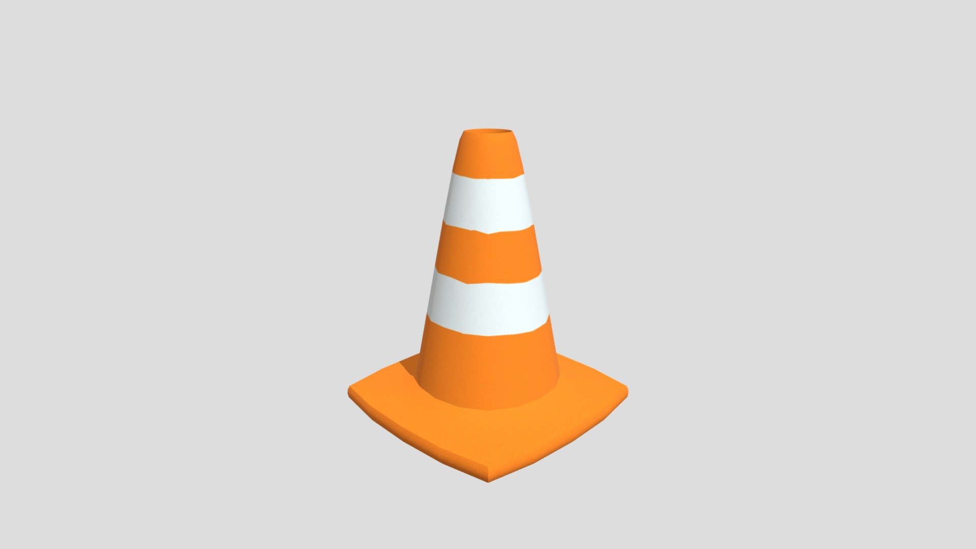 Traffic Cone 3d model free download - Download Free 3D model by Neelam ...