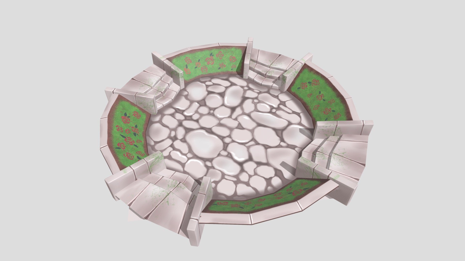 Town circle - 3D model by Tica2 [84e9310] - Sketchfab