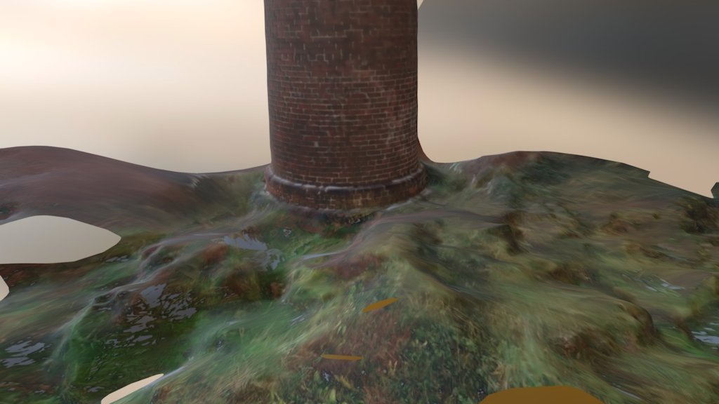 Dynamite Towans Chimney - 3D model by Pharic [84ea3a4] - Sketchfab