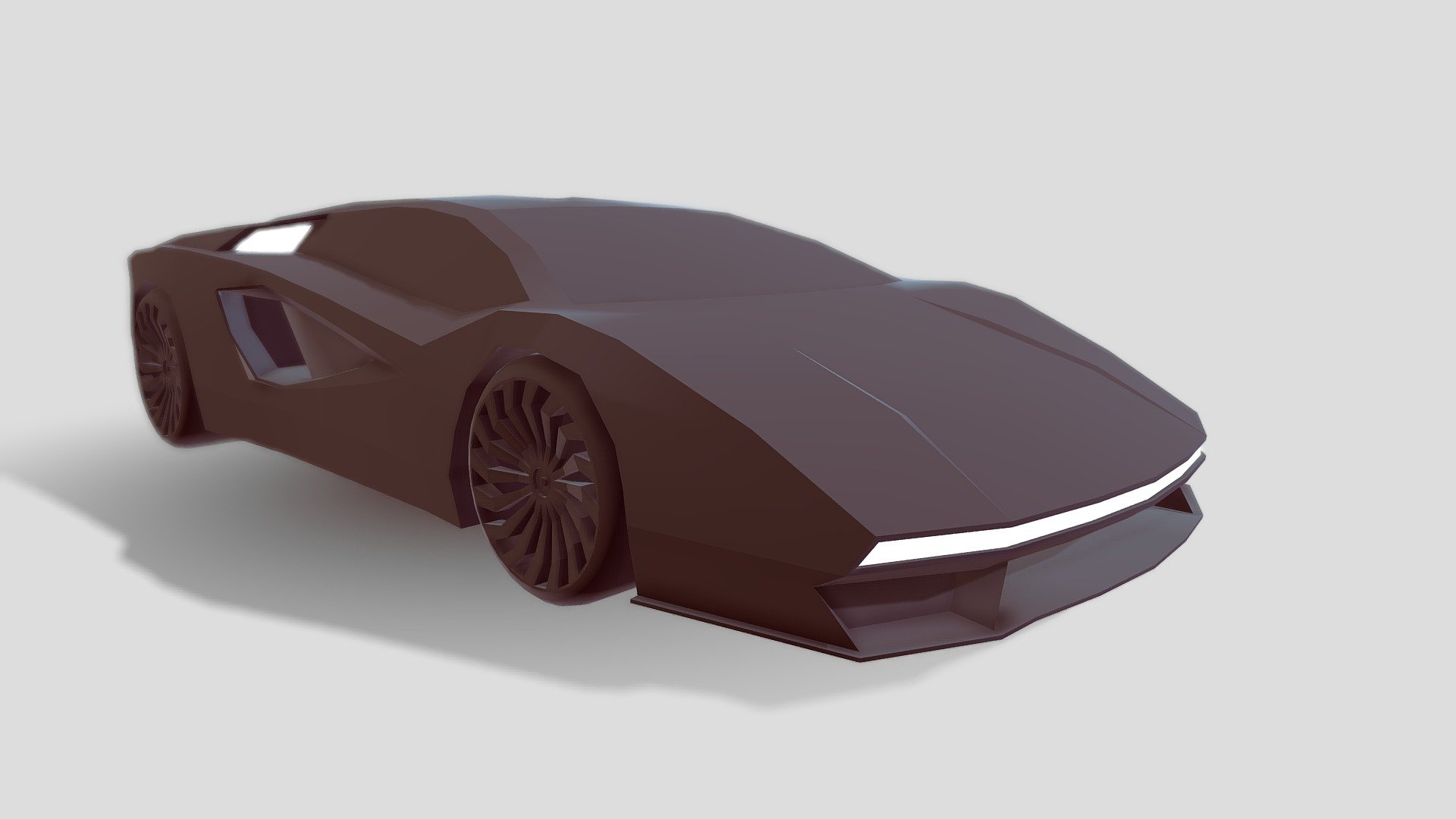 Fictional Car - 3D model by Mauro3D (@maurogsw) [84eca14] - Sketchfab