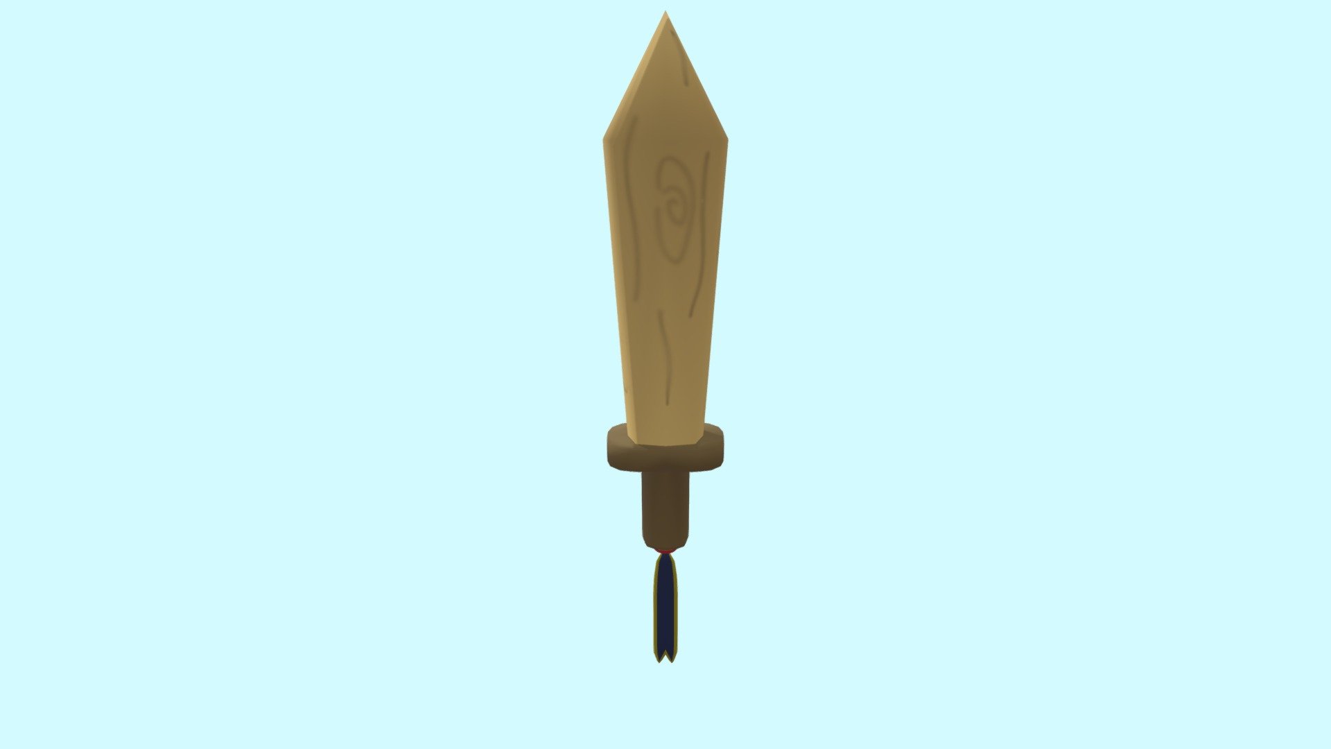 Cartoon Wood Sword - Download Free 3D model by Fiasco_Fox [84ed23b ...