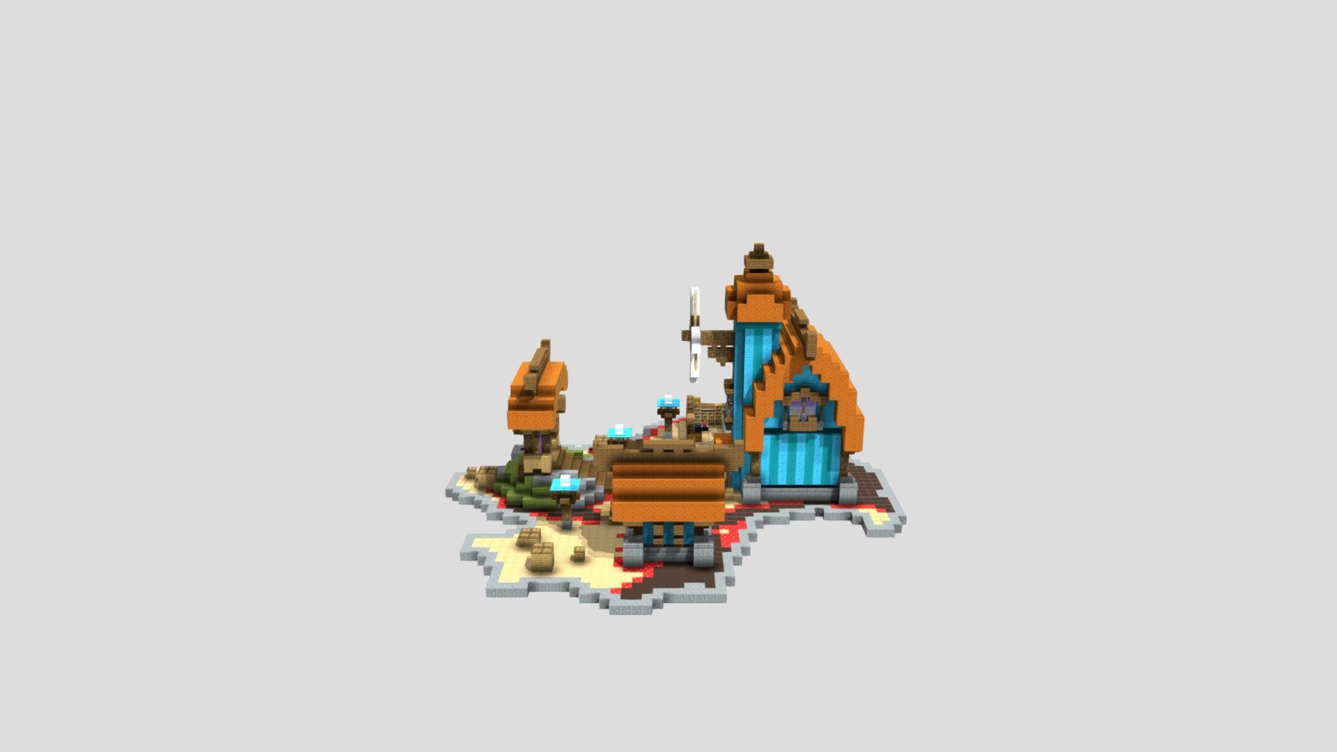 SkyBlock Spawn #1 - 3D model by Yonter [84ed78d] - Sketchfab