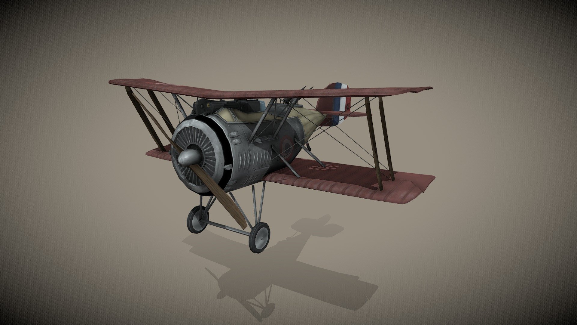 WWI - Hanriot HD.3 French Fighter - 3D model by Willem Verheughe ...