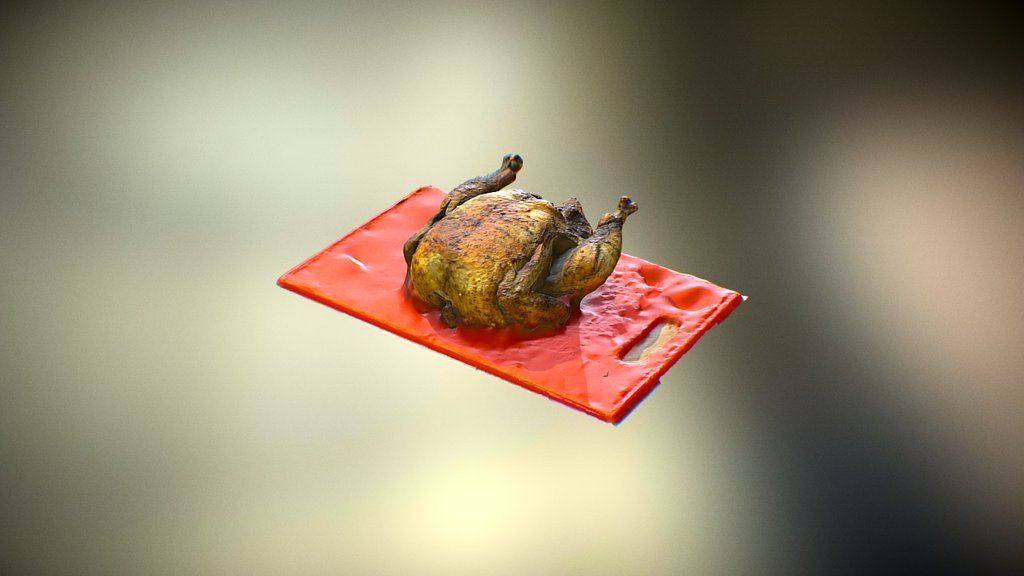 3D Scanned Roasted Chicken - Download Free 3D model by Inphinitous ...