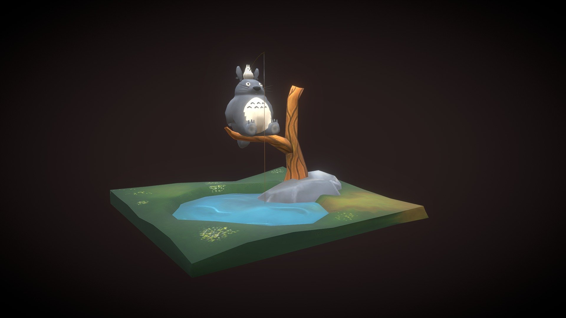 Totoro - Download Free 3D model by slavashatrovoy [84f0604] - Sketchfab
