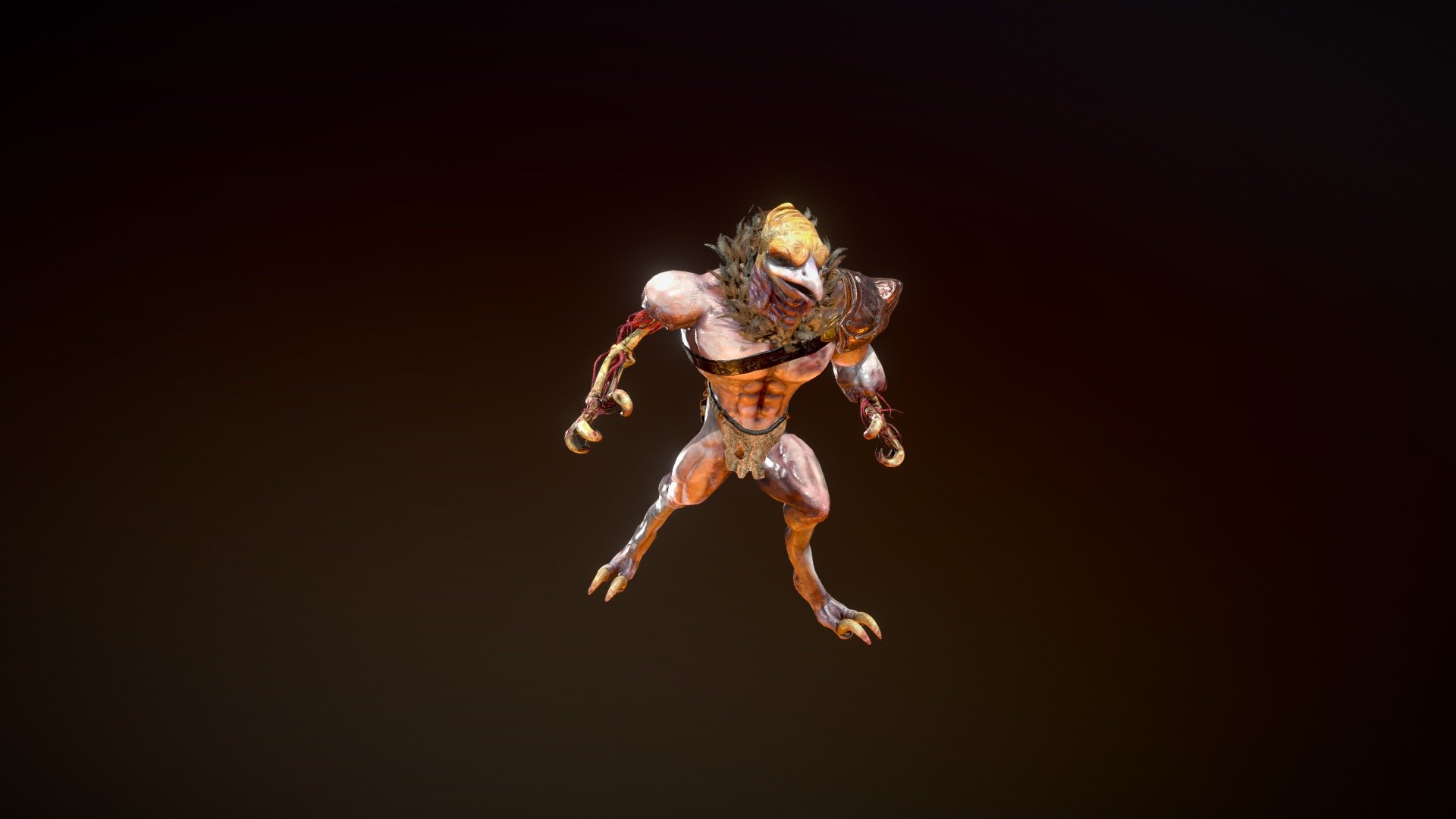 Undead Horus - 3D model by Esteban.Idrovo [84f11c4] - Sketchfab