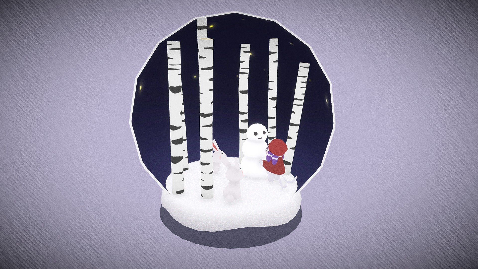 Secret Santa: Snowglobe - 3D model by shirleytong [84f1587] - Sketchfab