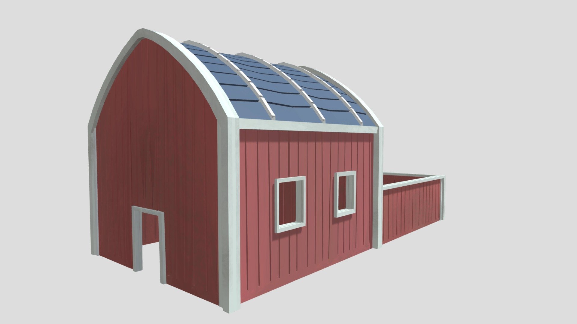 Barn - Download Free 3D model by jakerc10 [84f2bb7] - Sketchfab