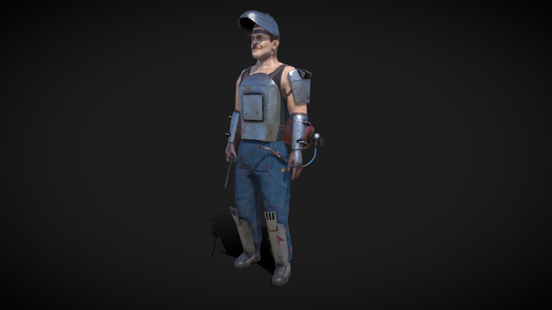 Human welder - Download Free 3D model by KIFIR [84f633f] - Sketchfab
