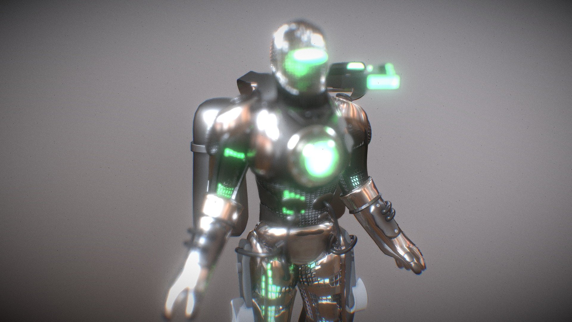 Robot for fun - 3D model by FelipeHoyos [84f65cd] - Sketchfab