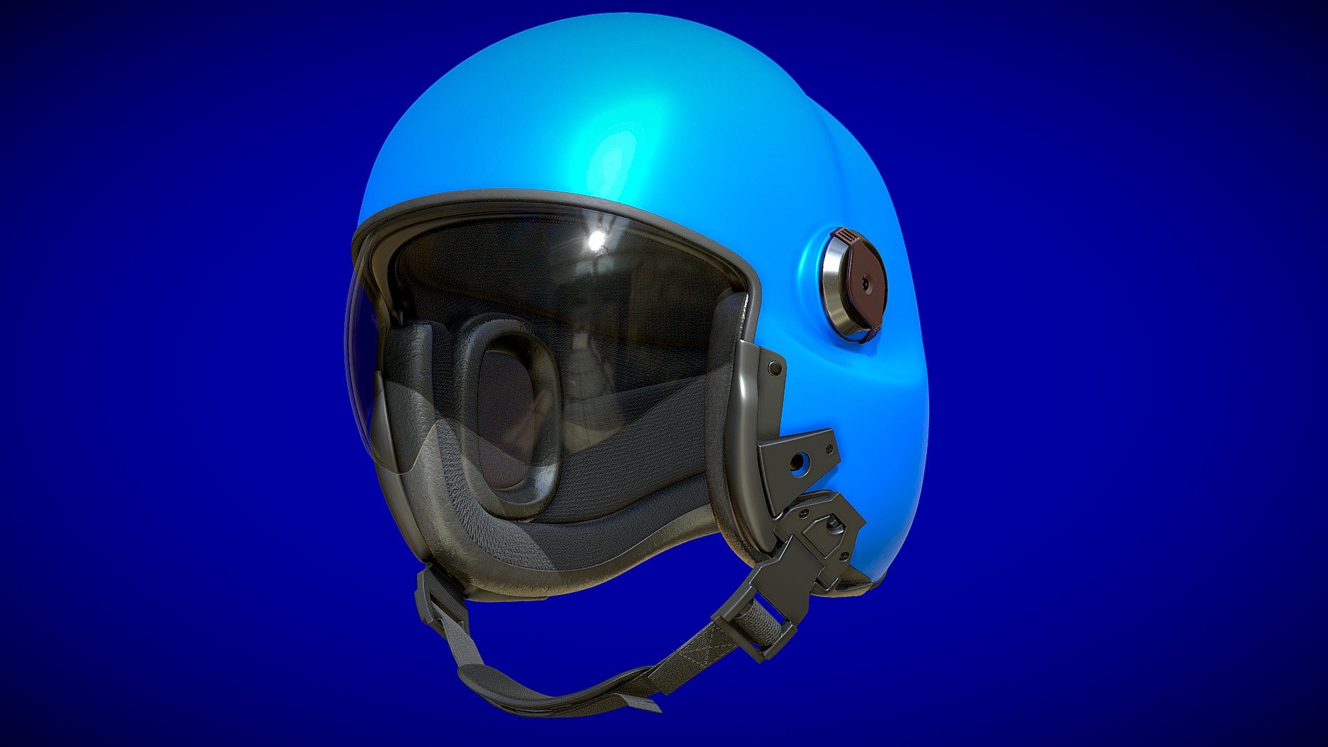 Pilot Helmet MSA LH050 - Buy Royalty Free 3D model by rfarencibia ...