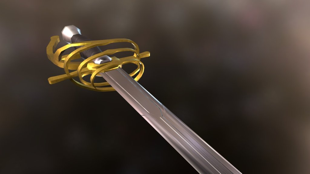 Rapier - 3D model by ZetaBeach [84fb382] - Sketchfab