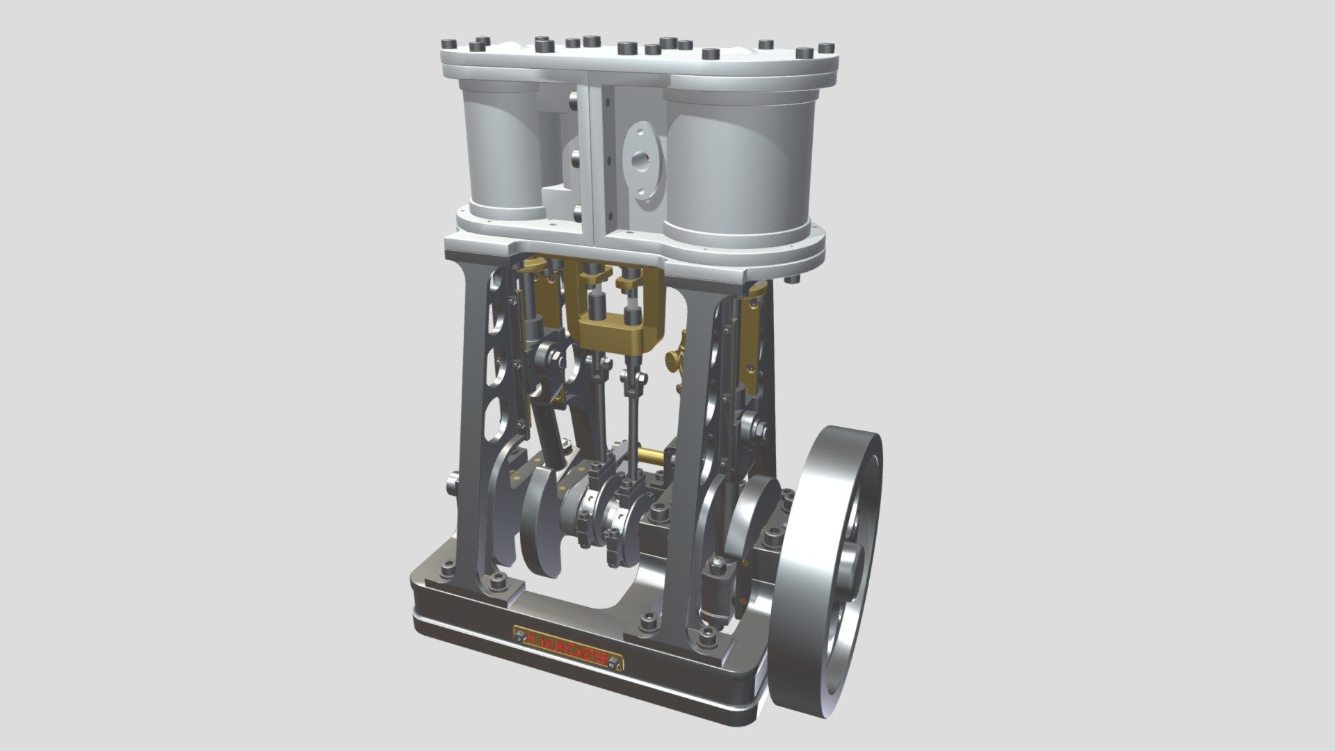 Steam Engine Model Reconstruction - Download Free 3D model by Md ...