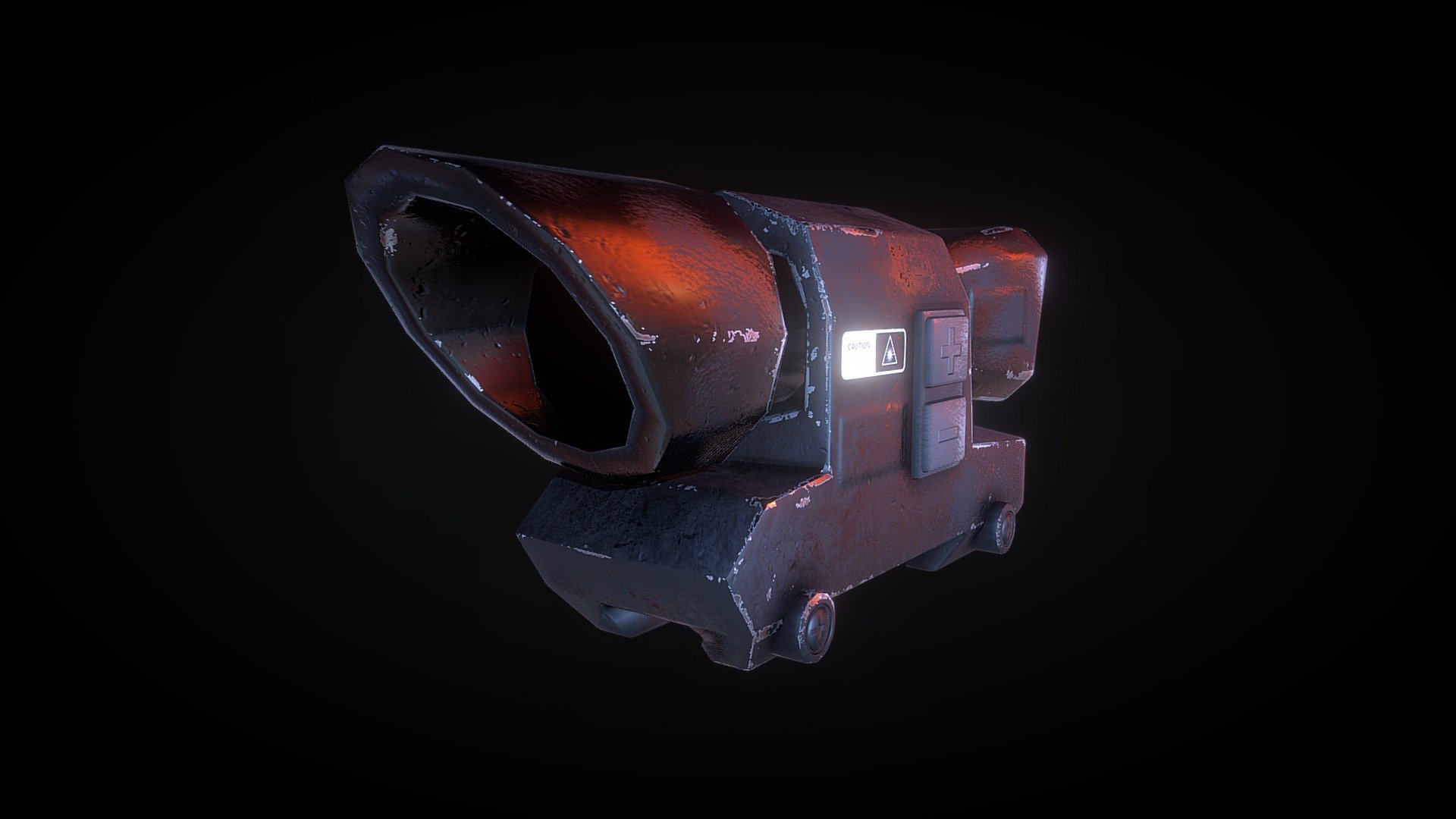 Futuristic Scope (Gaming optimized) - Download Free 3D model by ...