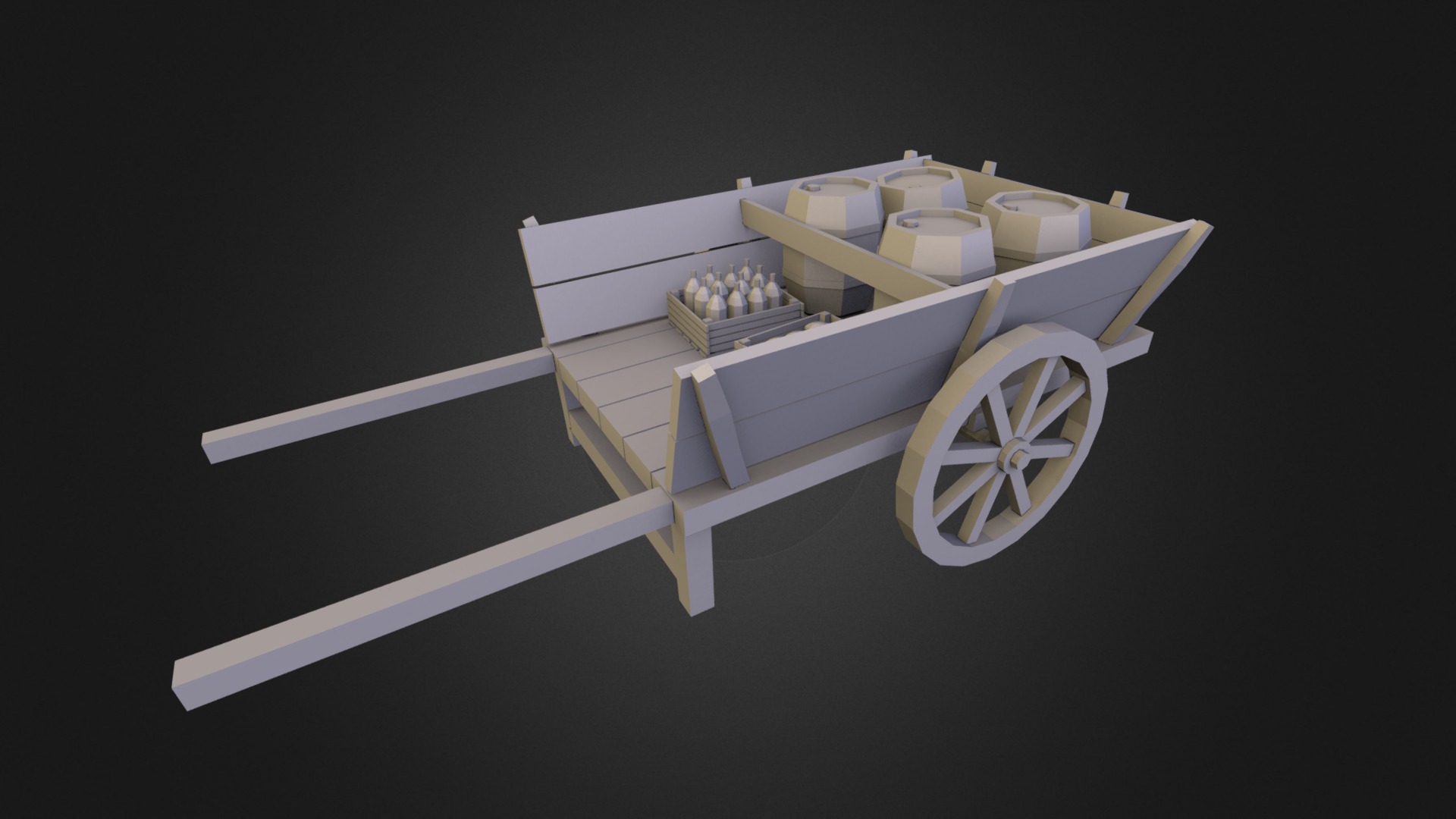 Cart - 3D model by StanFabian [84fd92a] - Sketchfab