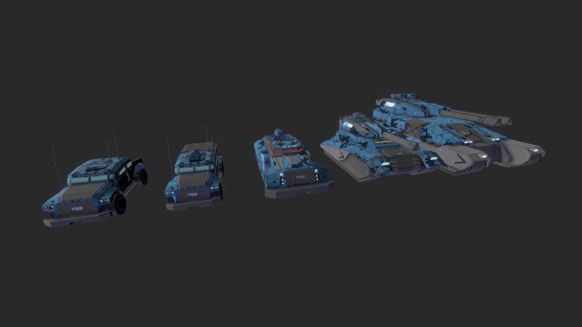 RTS Units - 3D model by MikeLuxton [84fdf41] - Sketchfab