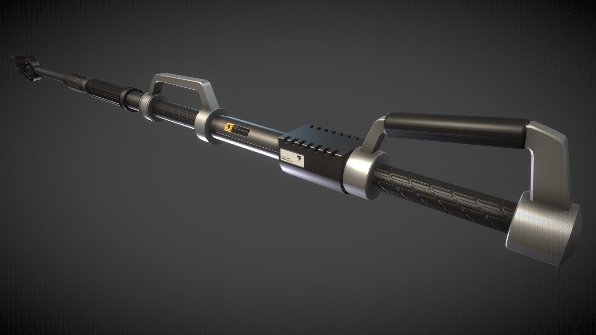 Jurassic World Taser Spear (shock prod) - 3D model by paulelderdesign ...