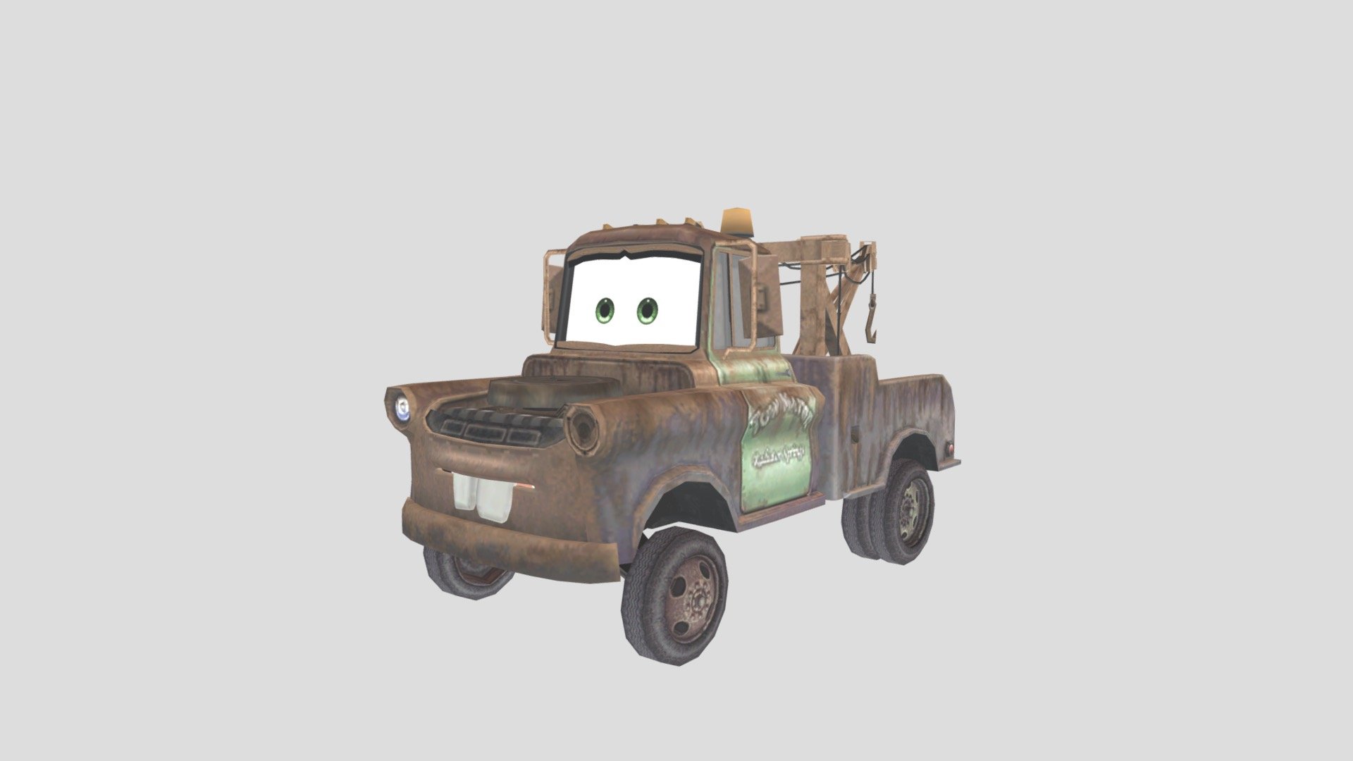 GameCube Cars - Tow Mater - Download Free 3D model by SMF Features ...