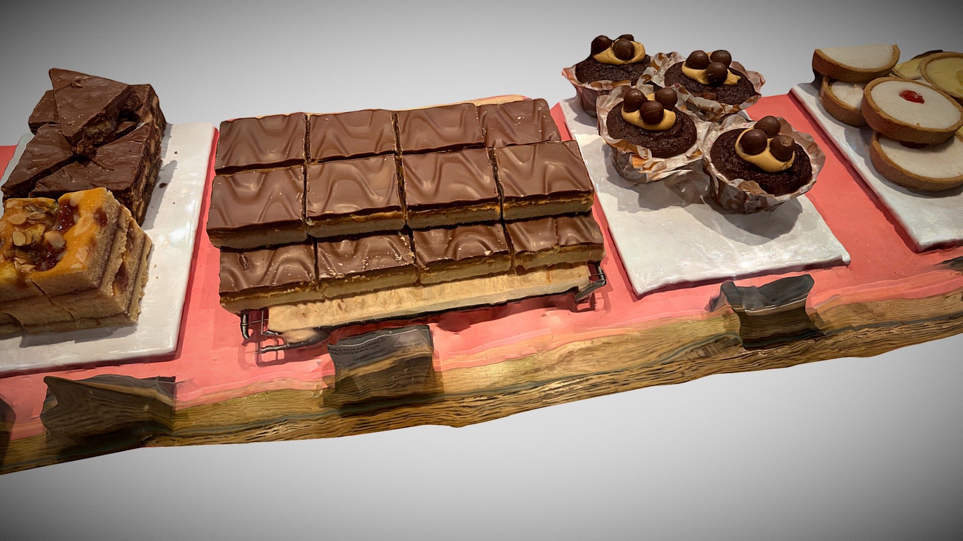Costa cake selection through glass - Buy Royalty Free 3D model by Alex ...