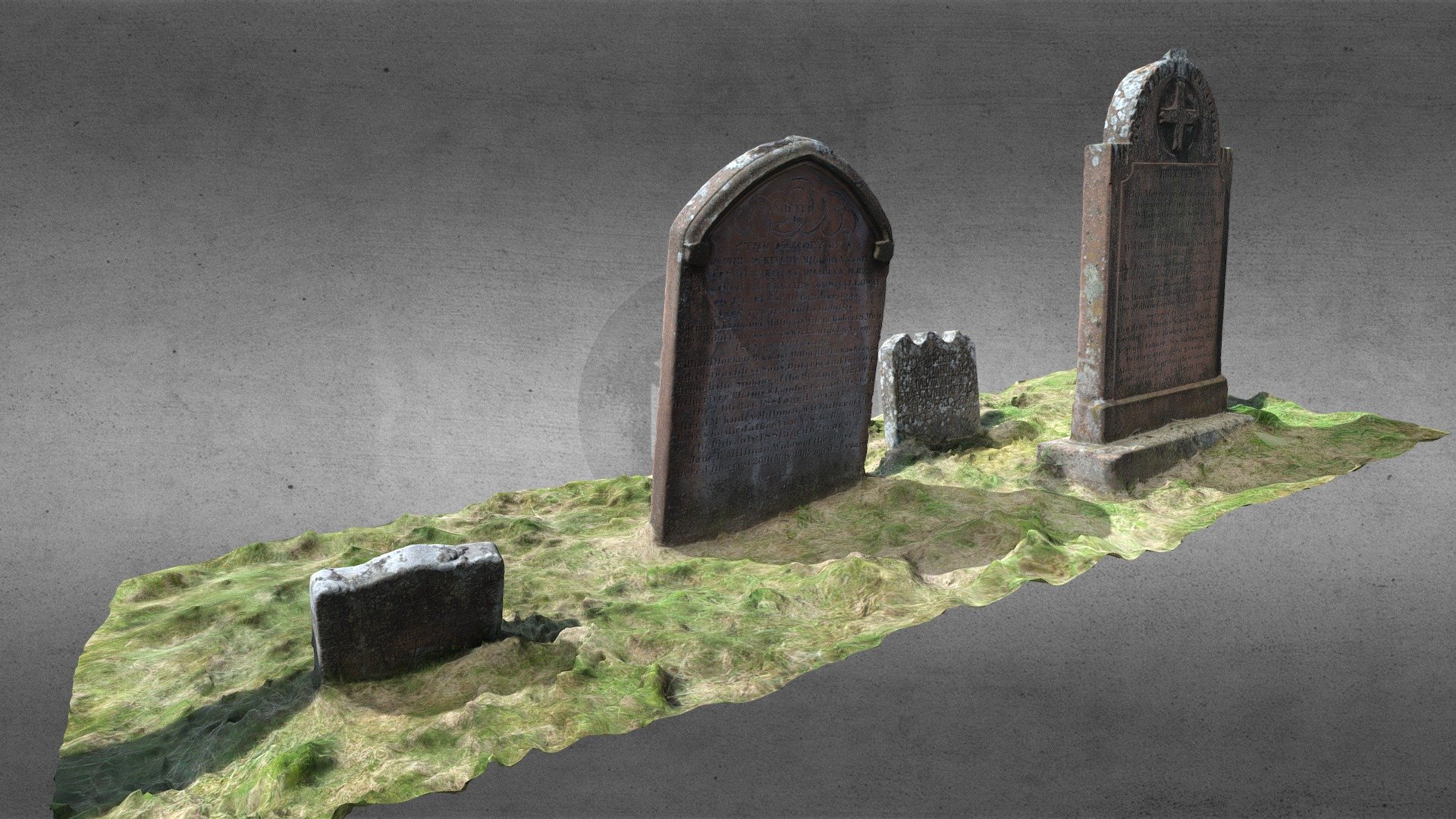 Gravestone Group, Kells Graveyard - 3D model by GGLPArchaeology ...