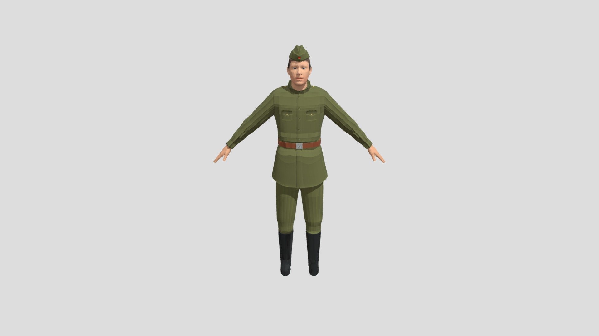 soviet soldier uniform - Download Free 3D model by Chernov-Egor ...