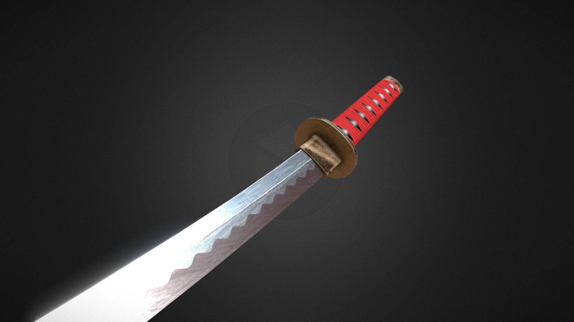 Katana - Download Free 3D model by AOL_DarkHairLion (@a632348206 ...