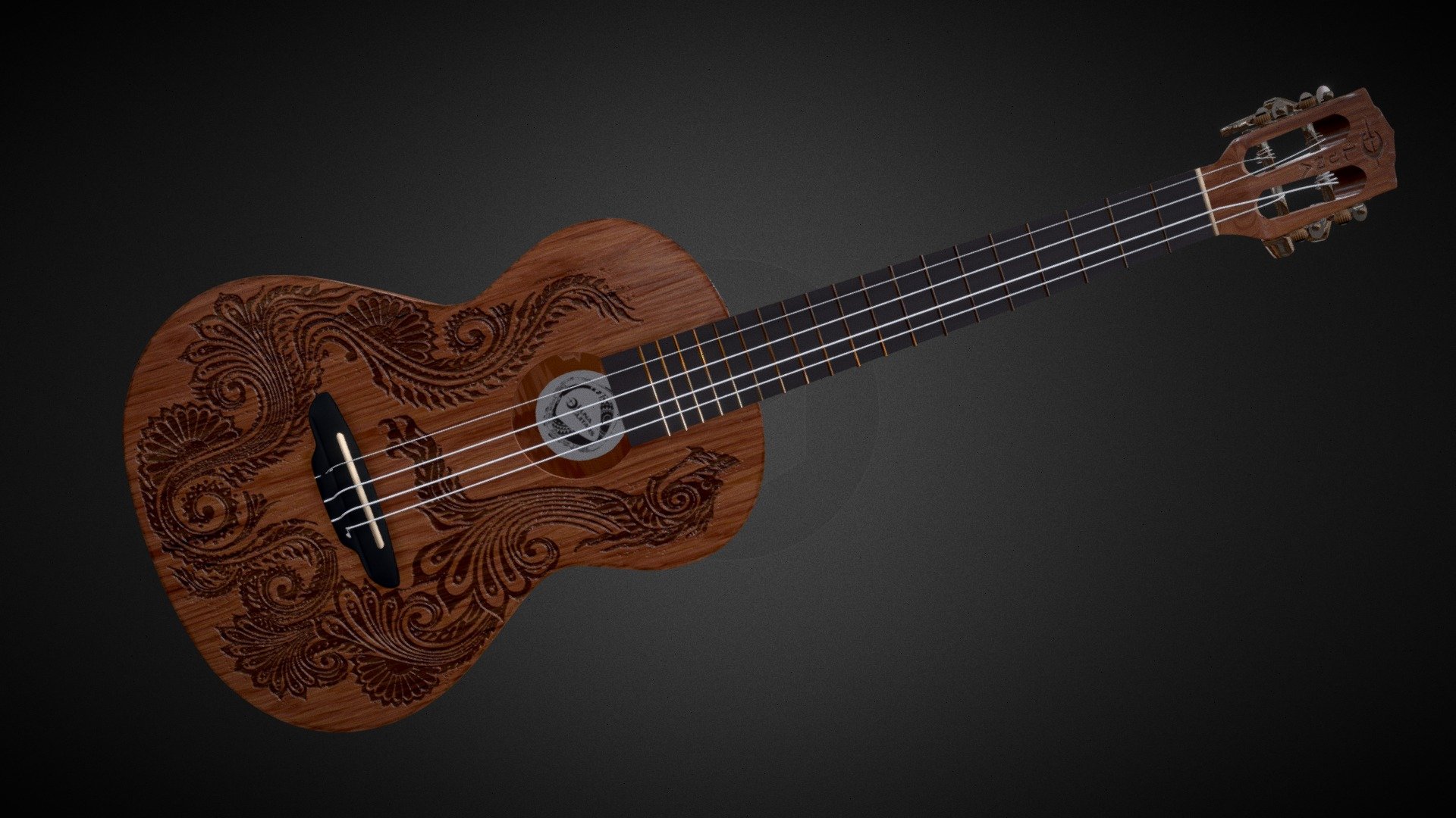 Ukulele - Buy Royalty Free 3D model by Ch4rlie (@Ch-4-rlie) [8504b86 ...