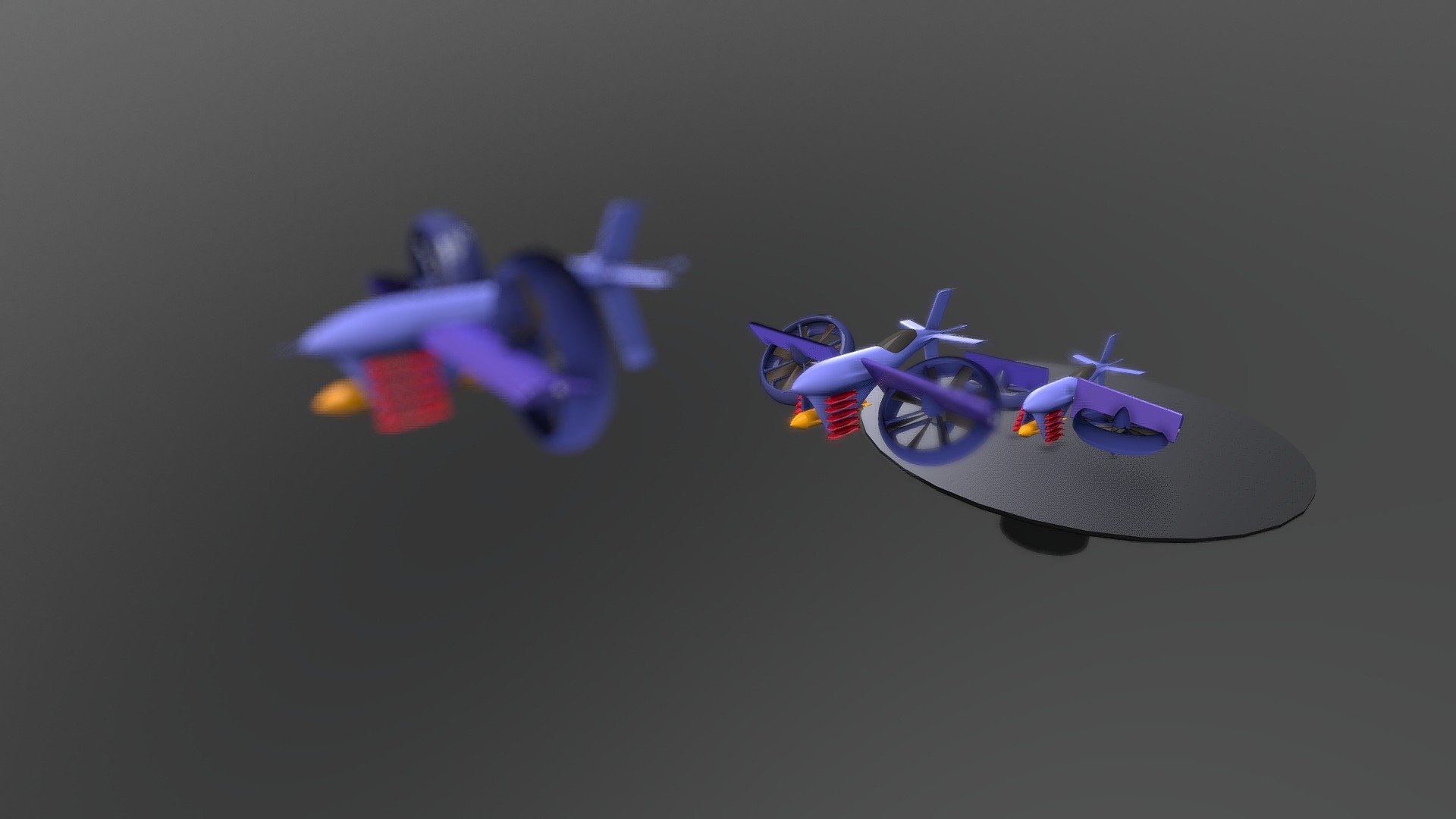 VTOL Fighter Bomber variant 2 - Buy Royalty Free 3D model by Chaitanya ...