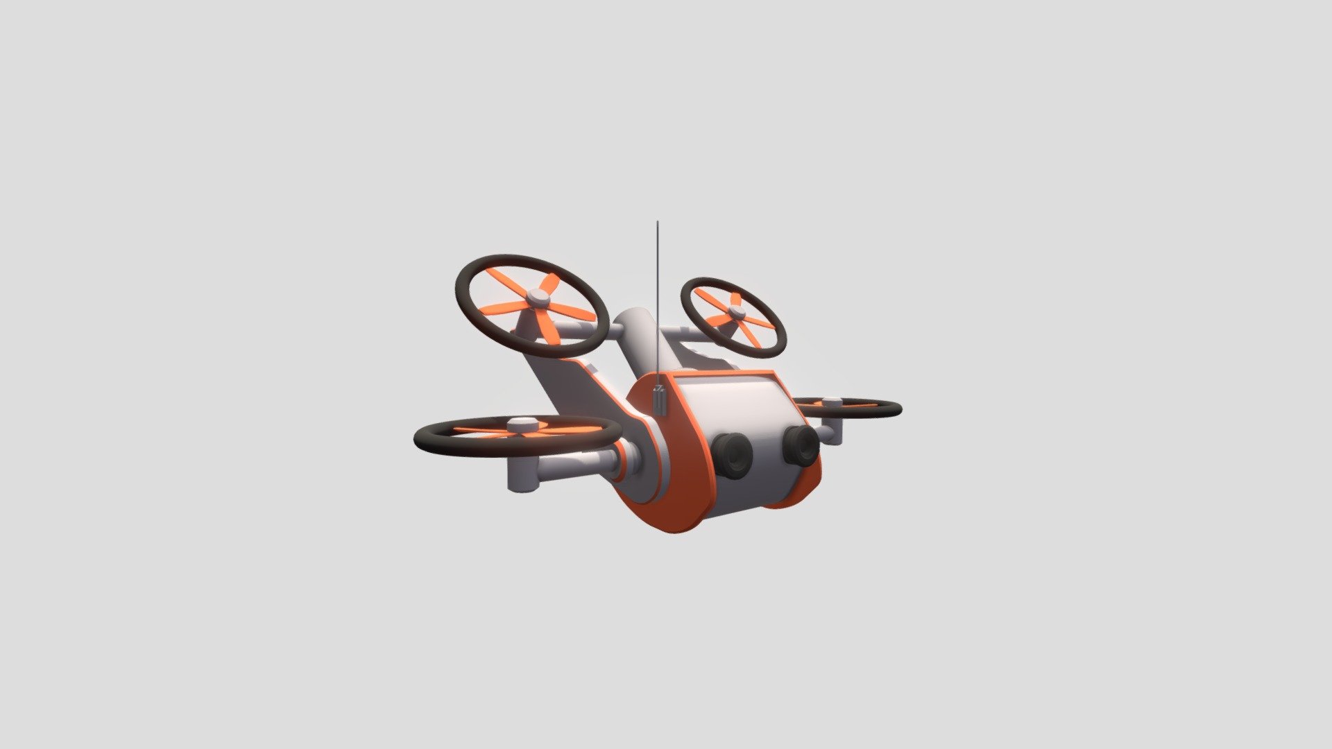 Robot mini drone - Download Free 3D model by Sorotiv [8507cd9] - Sketchfab