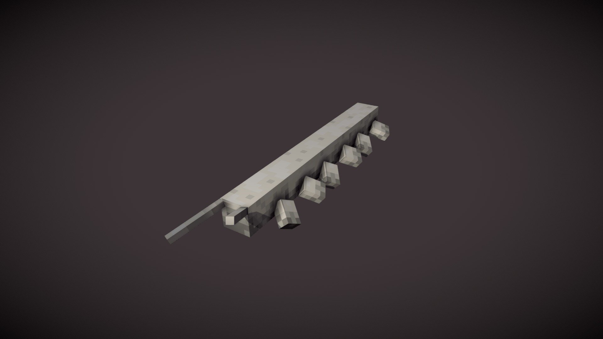 White Cave Velvet Worm Minecraft - 3D model by WhackyAxis (@hipotamo ...