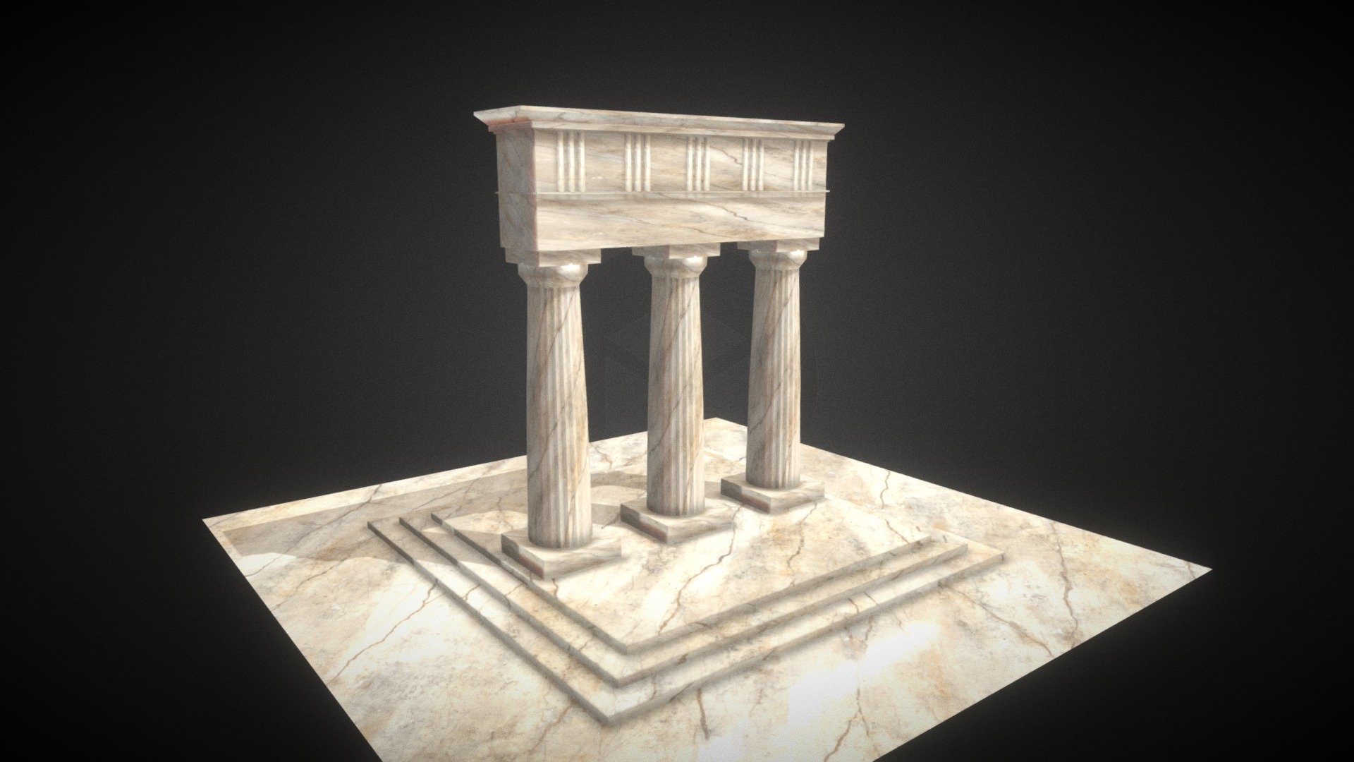 Doric Column - 3D model by Grizzly2112 [8508d6c] - Sketchfab
