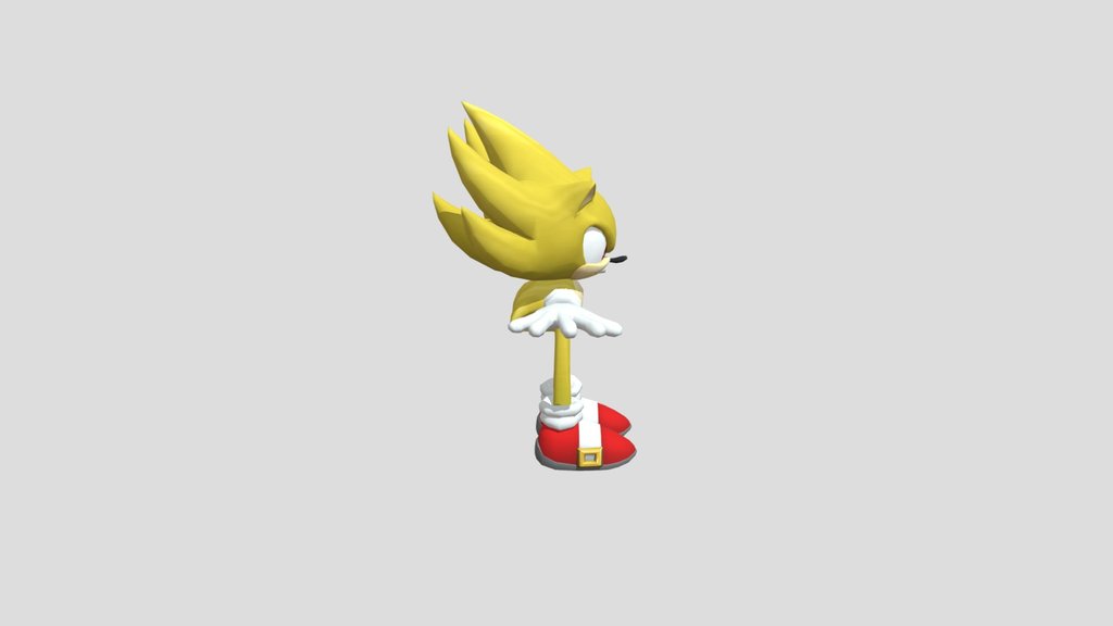 Movie Sonic - A 3D model collection by spyrothedragon2006 - Sketchfab
