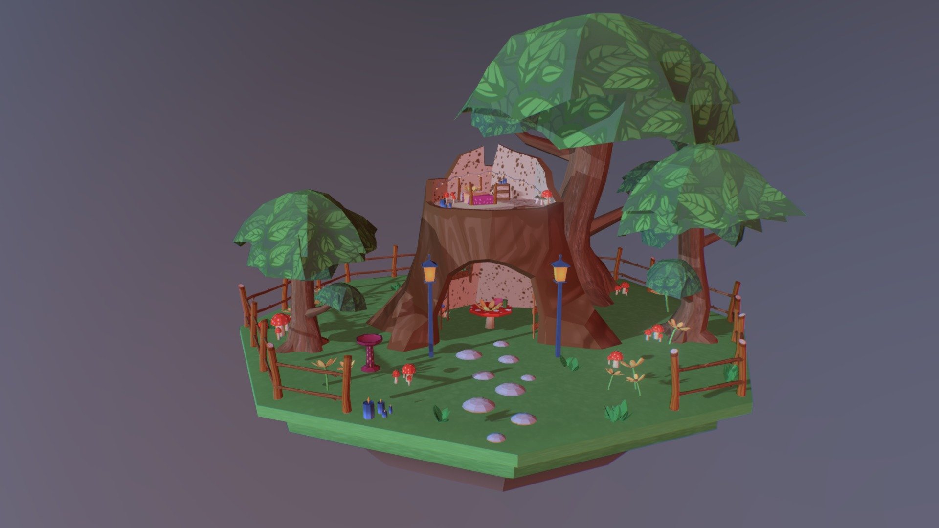 Fantasy Environment - Animation Final - 3D model by cierrajanelle ...