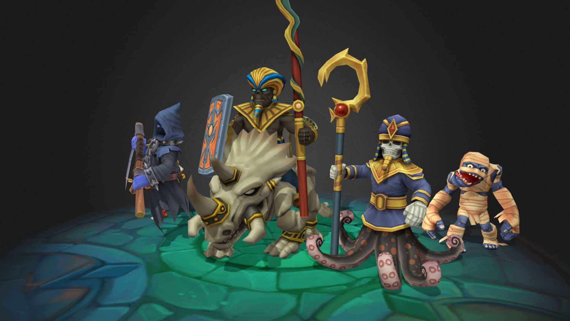 Dead animated characters pack - Buy Royalty Free 3D model by ...