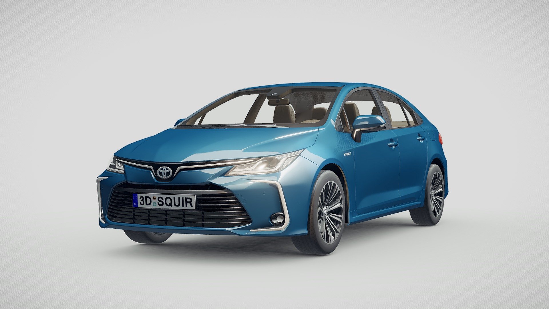 Toyota Corolla Hybrid 2020 - 3D model by SQUIR3D [850c8f1] - Sketchfab