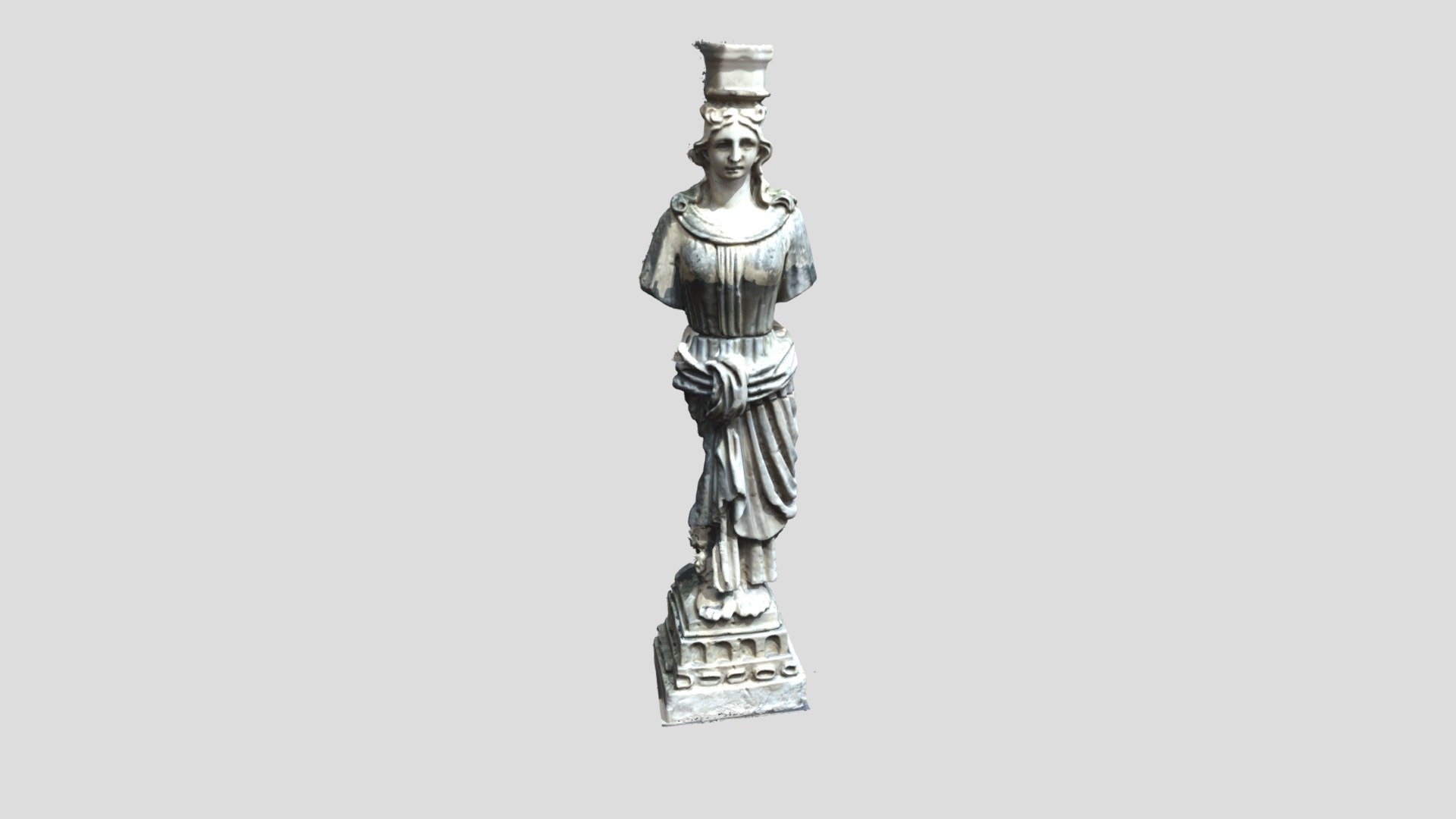 Cariatide 3 - 3D model by archeomatica_unict [850cac1] - Sketchfab