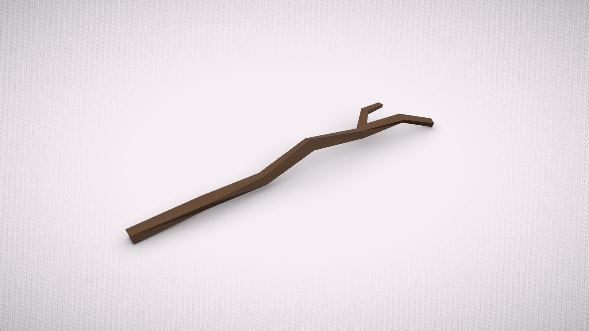 Lowpoly Stick - 3D model by Sergey (@thesergey) [850dcd4] - Sketchfab