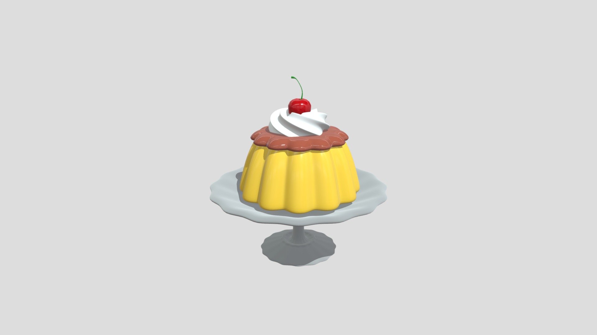 3D Pudding model - Download Free 3D model by Ju._.709 (@JK._.709 ...