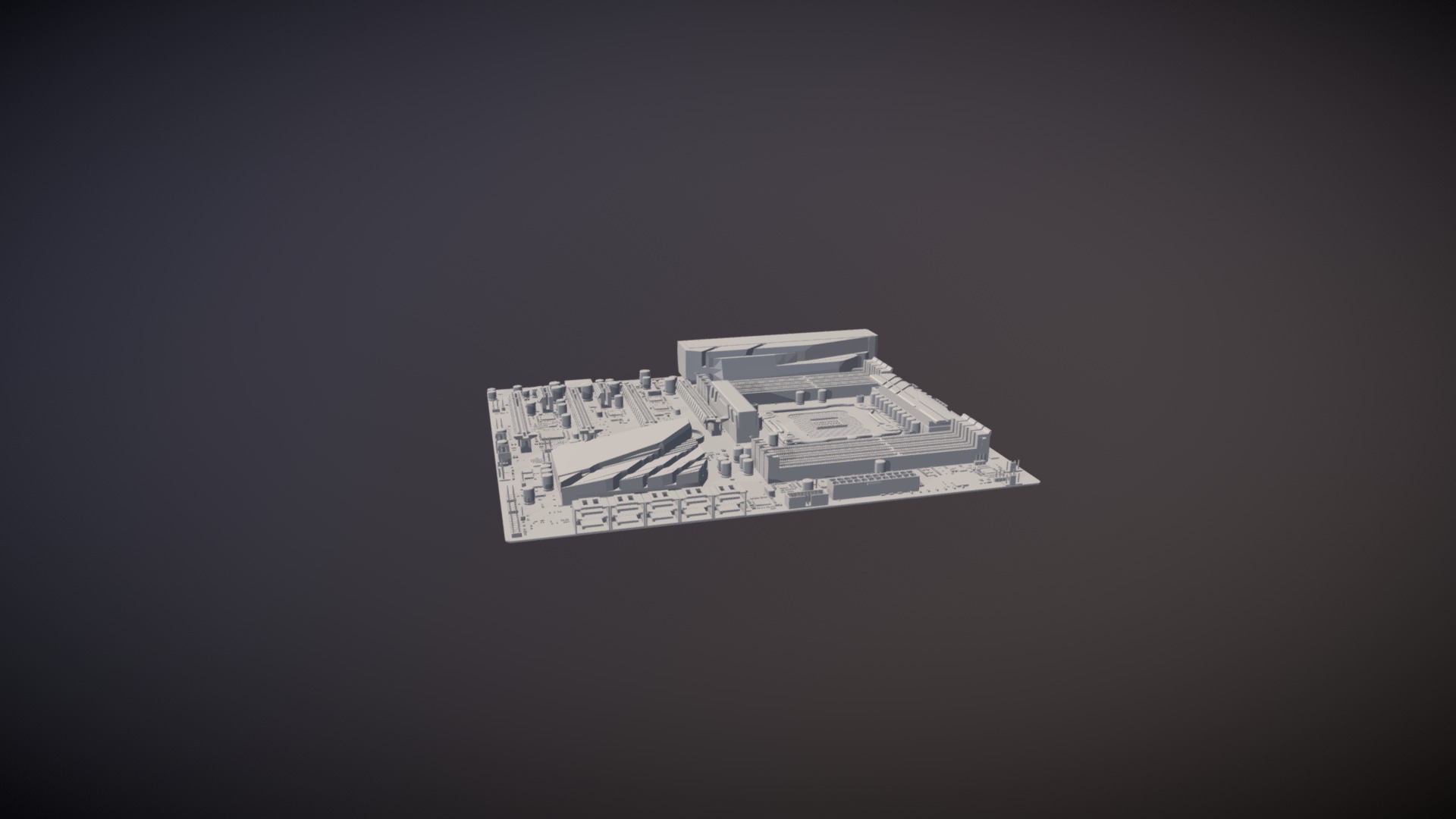 Motherboard - 3D model by Usama Javed (@usama19655) [850f212] - Sketchfab