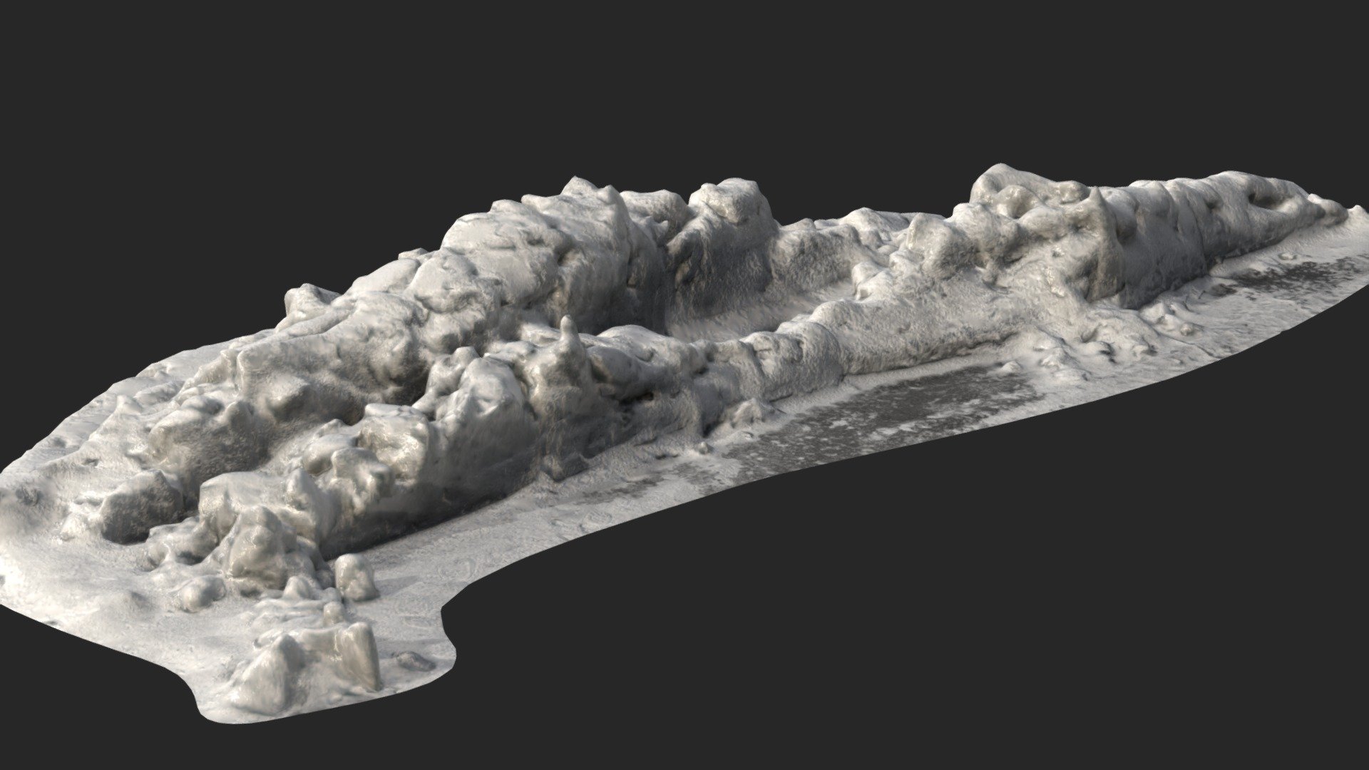 Snow Pile 3 - Buy Royalty Free 3D model by attben [850f93b] - Sketchfab ...