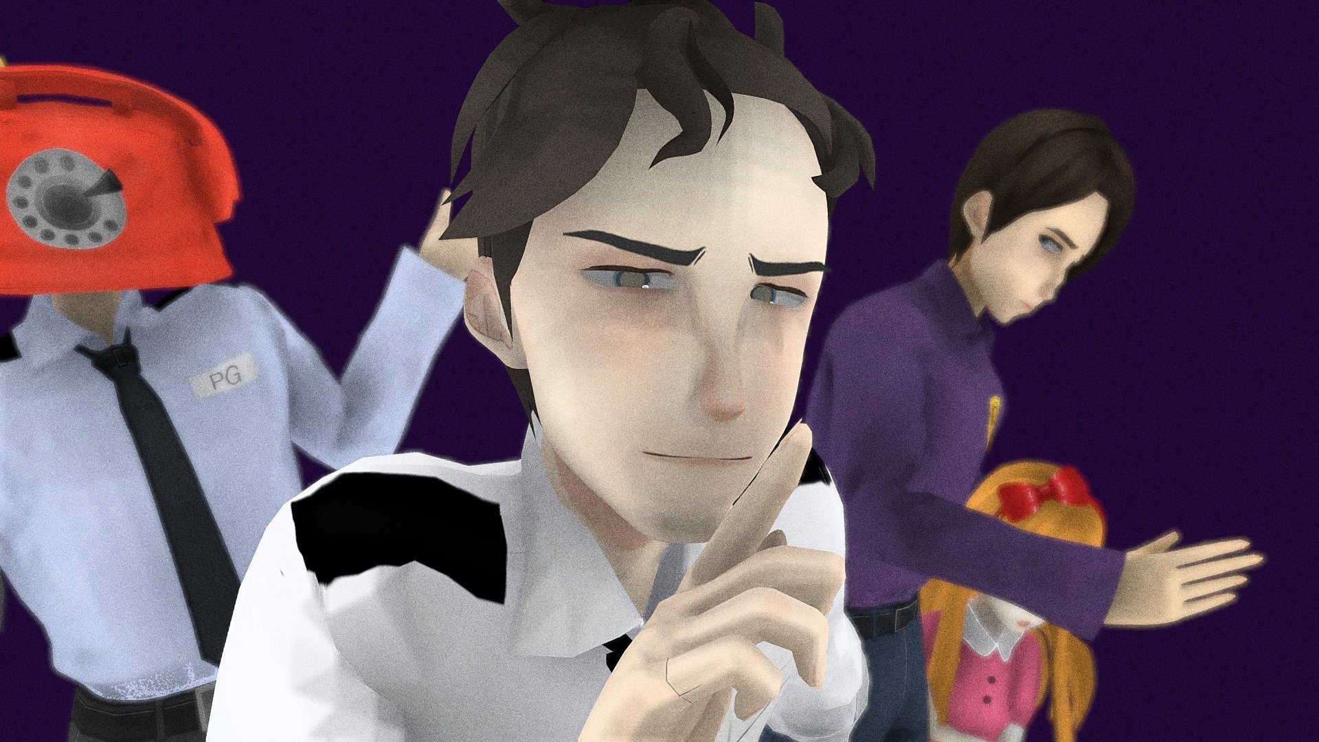 Hasuko's Five Nights at Freddy's Humans - 3D model by royalroyaltymodel112 [8510193] - Sketchfab