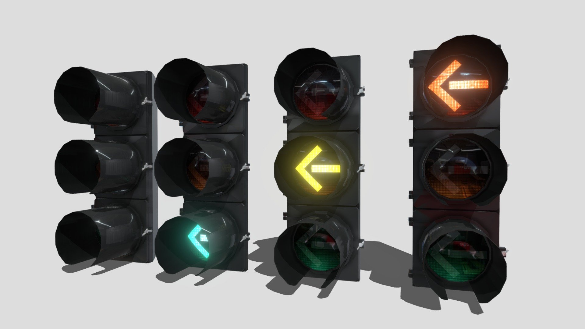 McCain 8-Inch Leotek Left Turn Signals - Download Free 3D model by ...