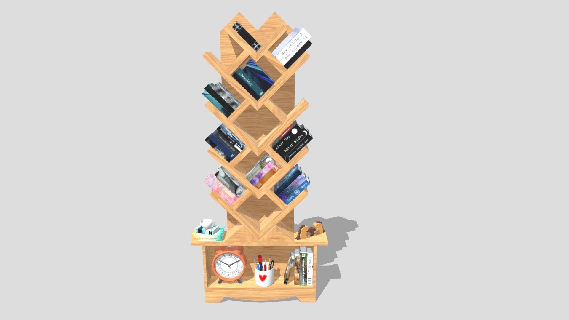 Small Bookshelf (LP) - Buy Royalty Free 3D model by Lukas Boban ...