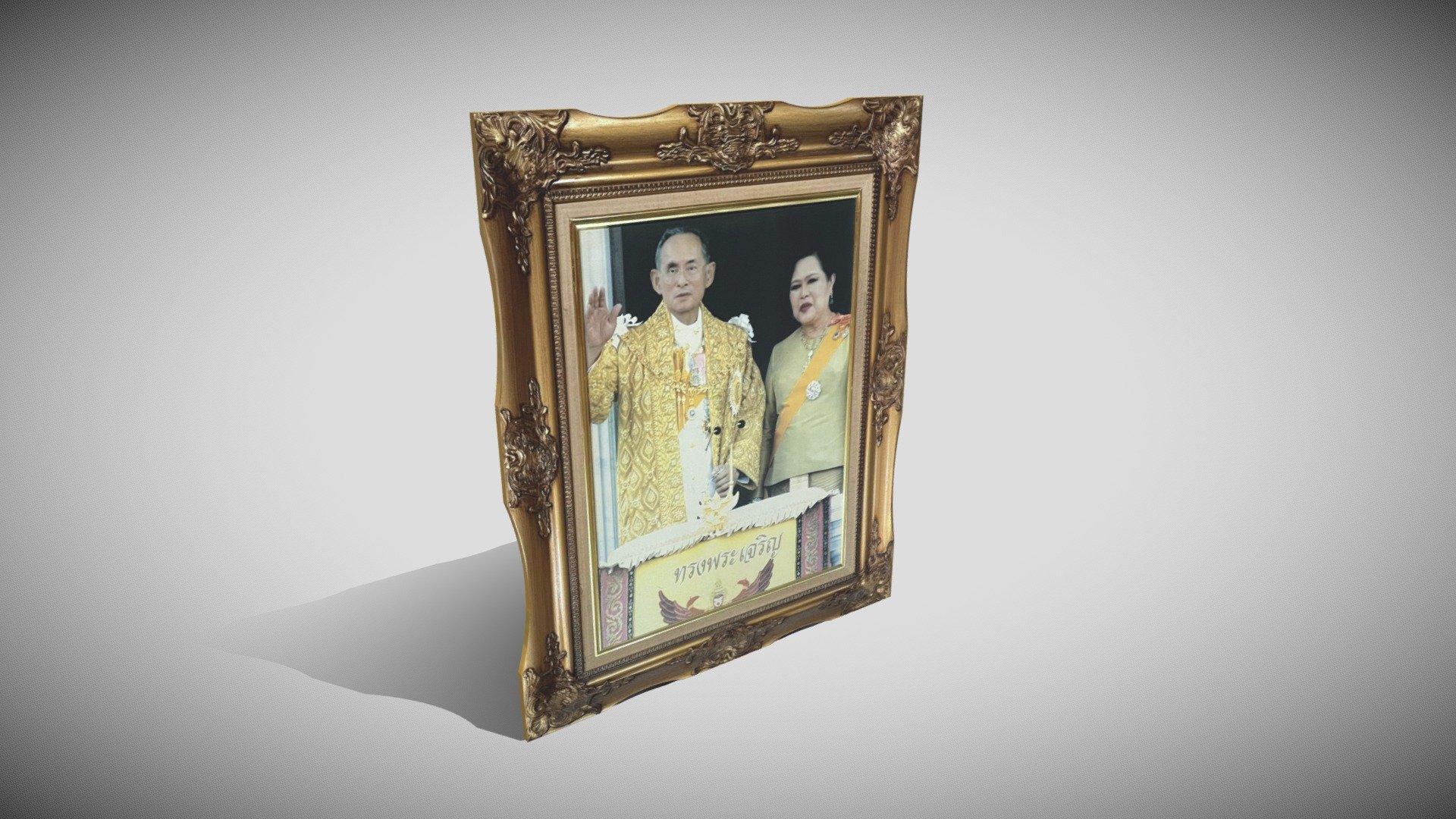 Picture - King Rama9 - Buy Royalty Free 3D model by KimtueKP [851373f] - Sketchfab Store