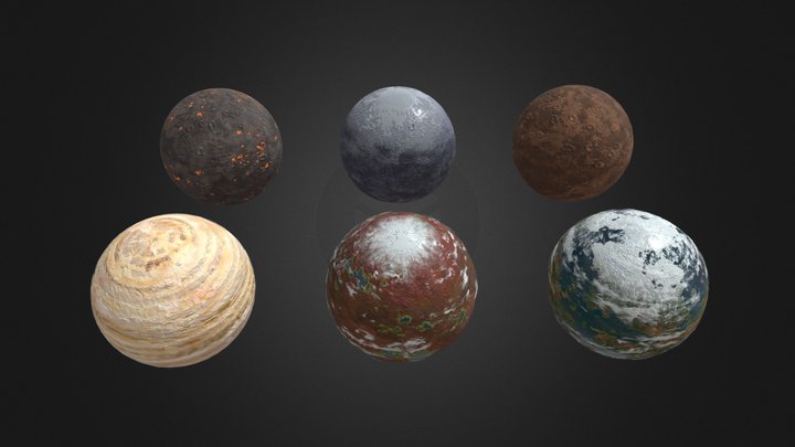 Planets 3D models - Sketchfab
