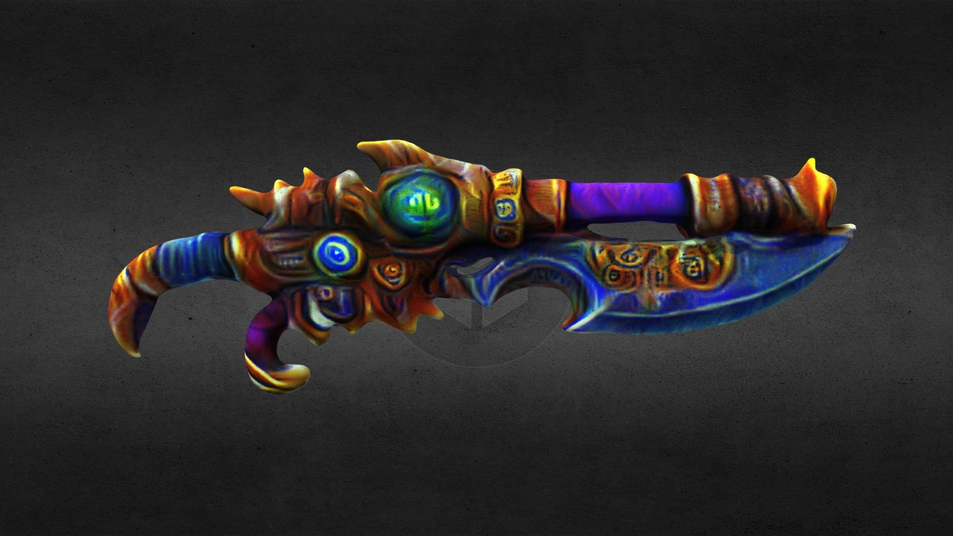 Fantastical Magic Colorfull Gun - Buy Royalty Free 3D model by GAM3D ...