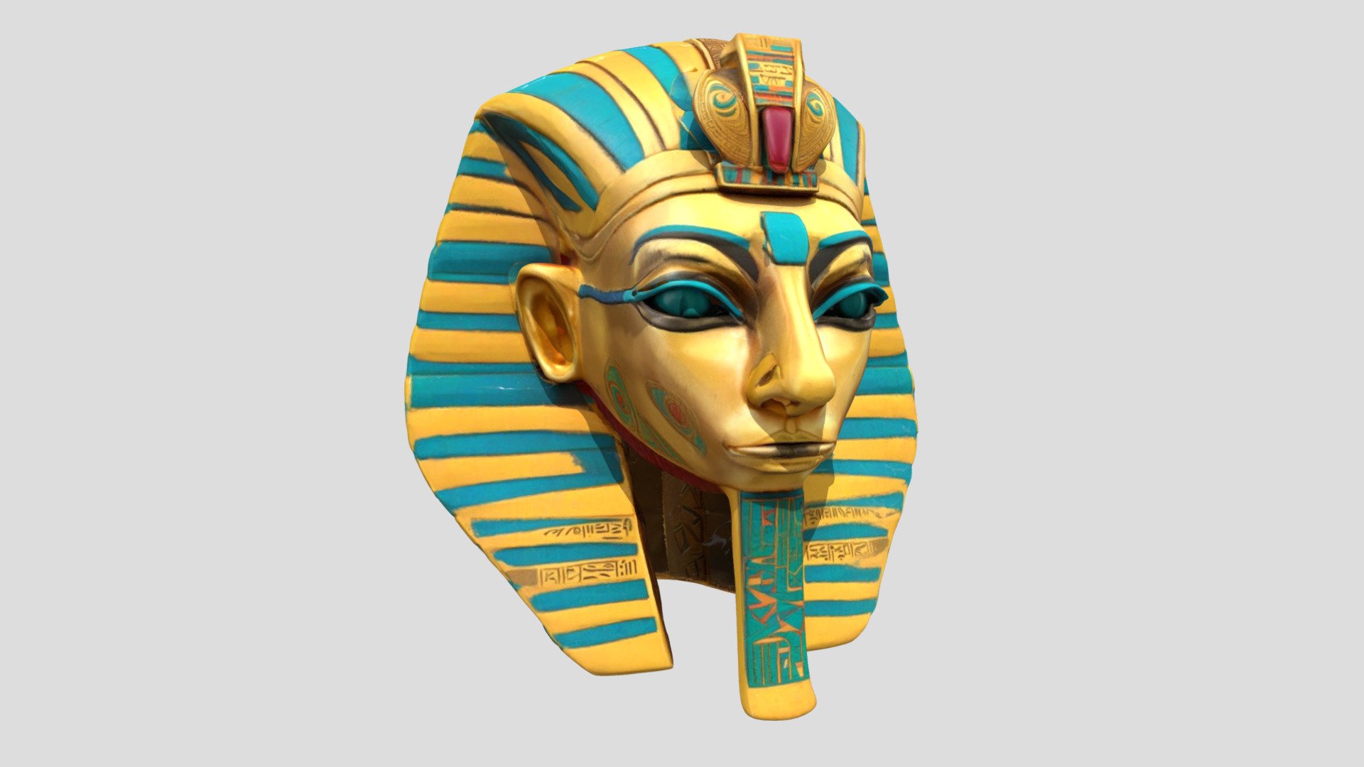 Menkhaf - mask egypt - Download Free 3D model by Brian Trepanier (@CMBC ...